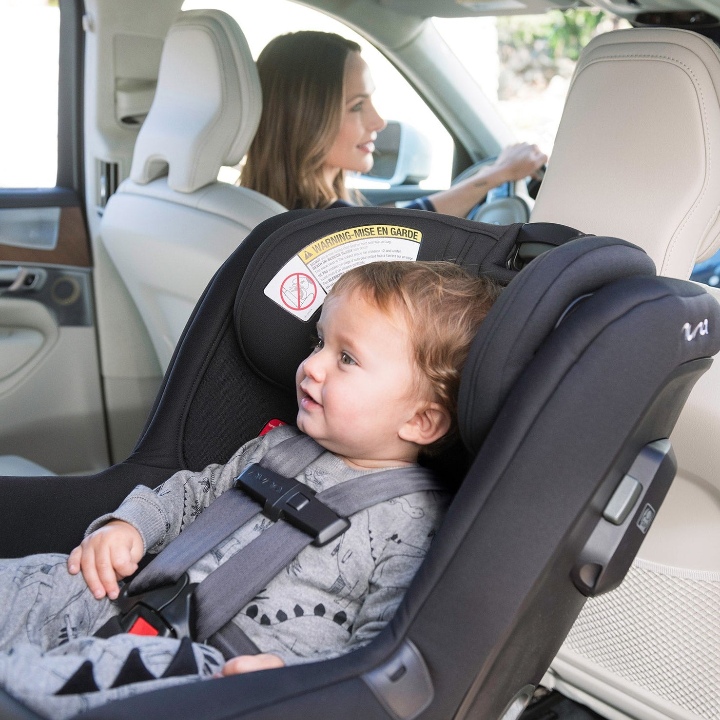 Nuna RAVA Convertible Car Seat | Easy Install, Ultimate Safety ...